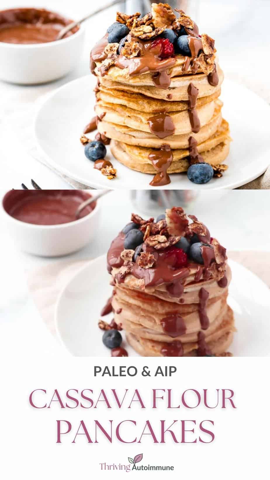 AIP Cassava Flour Pancakes | Thriving On Paleo | Paleo & AIP Recipes
