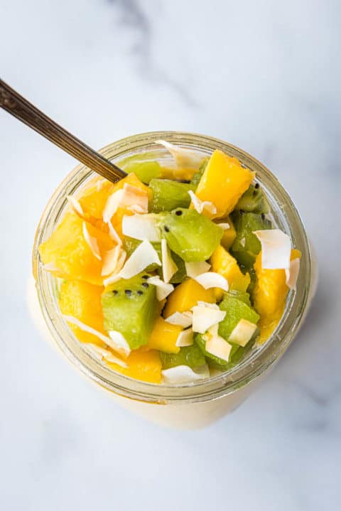 Mango Kiwi Breakfast Parfaits | Thriving On Paleo